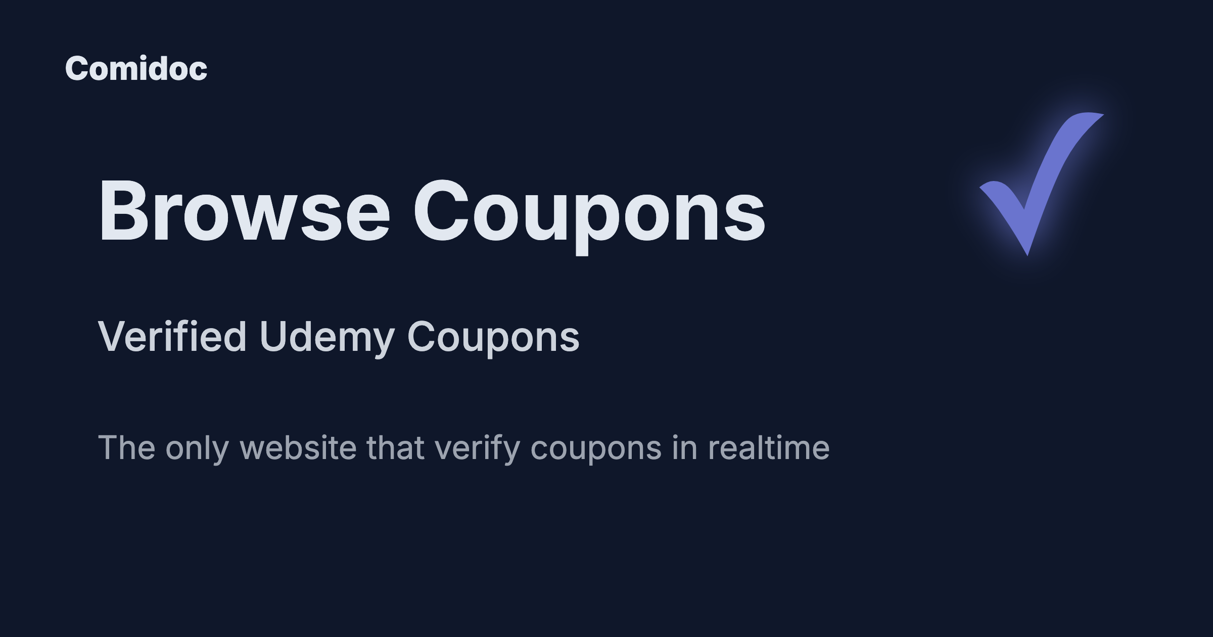 All Coupons | Comidoc